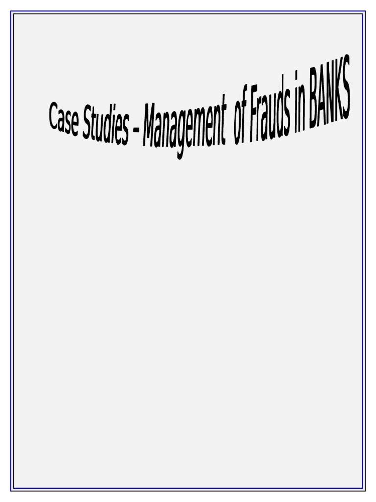 Banking Case Studies | PDF | Phishing | Fraud