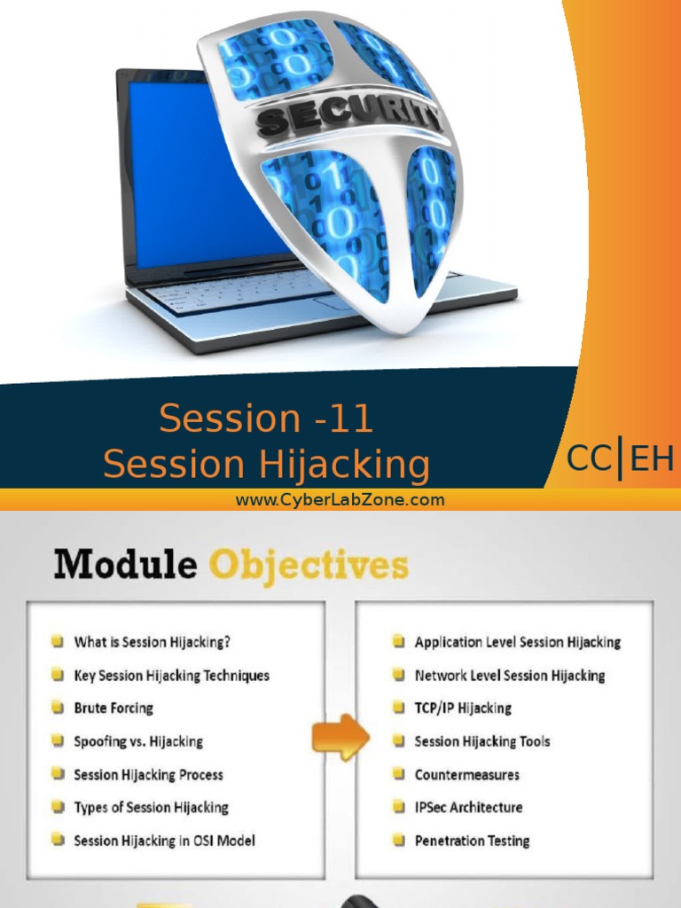 Session - 11 Session Hijacking: Title of The Presentation | PDF
