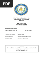 Cognitive Lesson Plan | PDF | Learning | Teachers