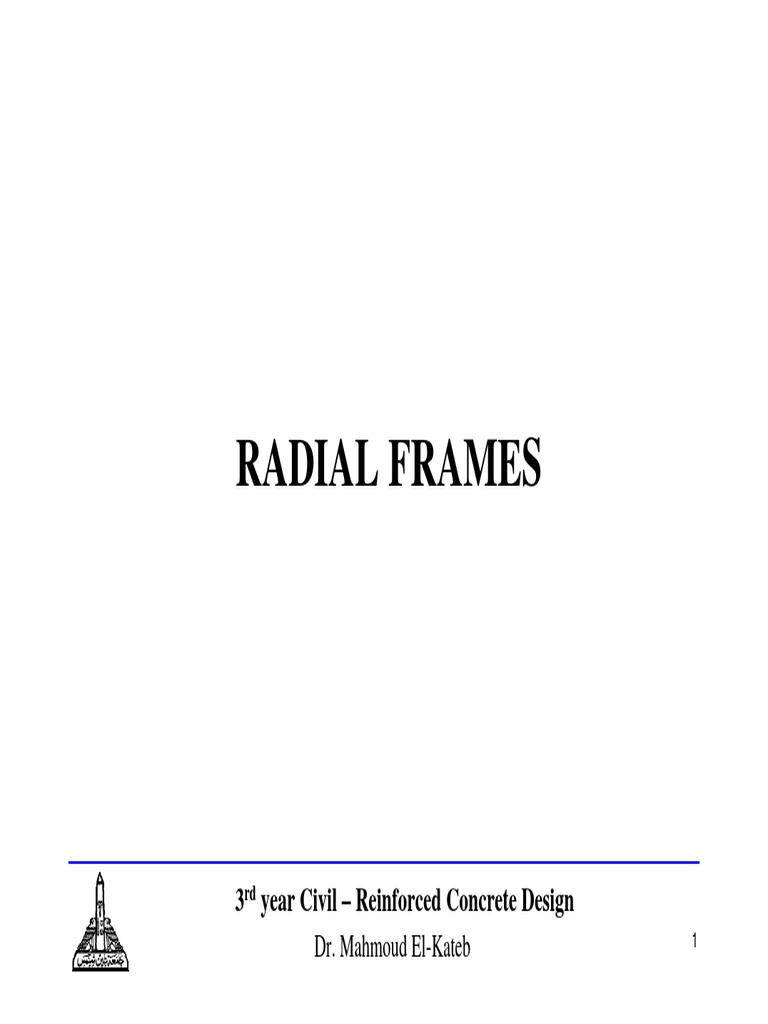 Radial Frame Lecture | PDF