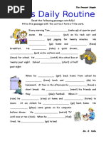 Sophies Daily Routine Reading Comprehension Exercises - 21729 | PDF ...