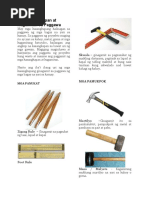 Mga Kagamitan Ng Karpintero At Pangalan