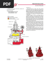Data Sheets 1190 Low Pressure Tank Blanketing Regulator Bulletin Fisher ...