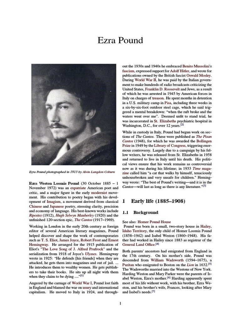 Ezra Pound | PDF | Poetry