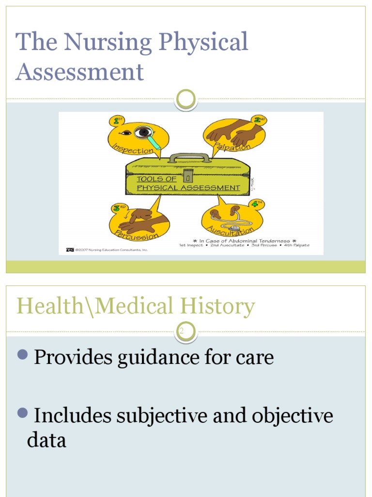Guide to Nursing Physical Assessment | PDF | Heart | Pulse