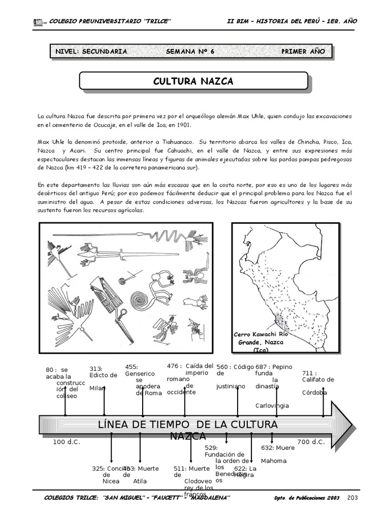 h.p - Guia Nº6 - Cultura Nazca | Perú | Arqueología