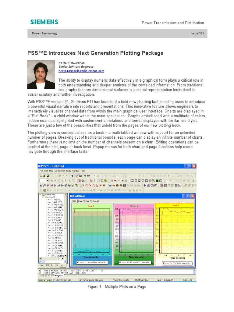 PSSE Plotting | Graphical User Interfaces | Graphics