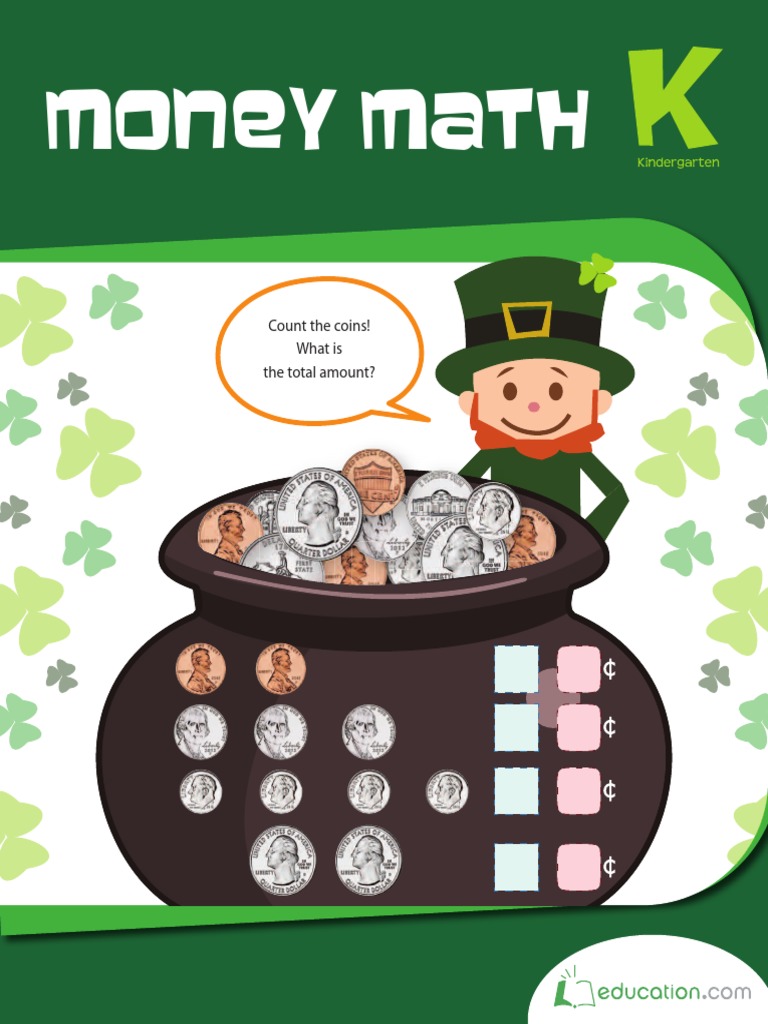 Money Math: Count The Coins! What Is The Total Amount? | PDF | Penny ...