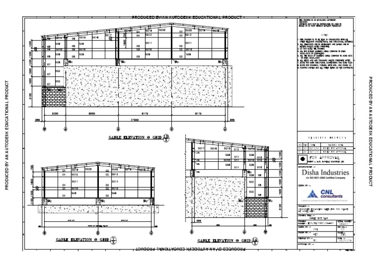 Er 07 Gable Girt Elevation Model | PDF