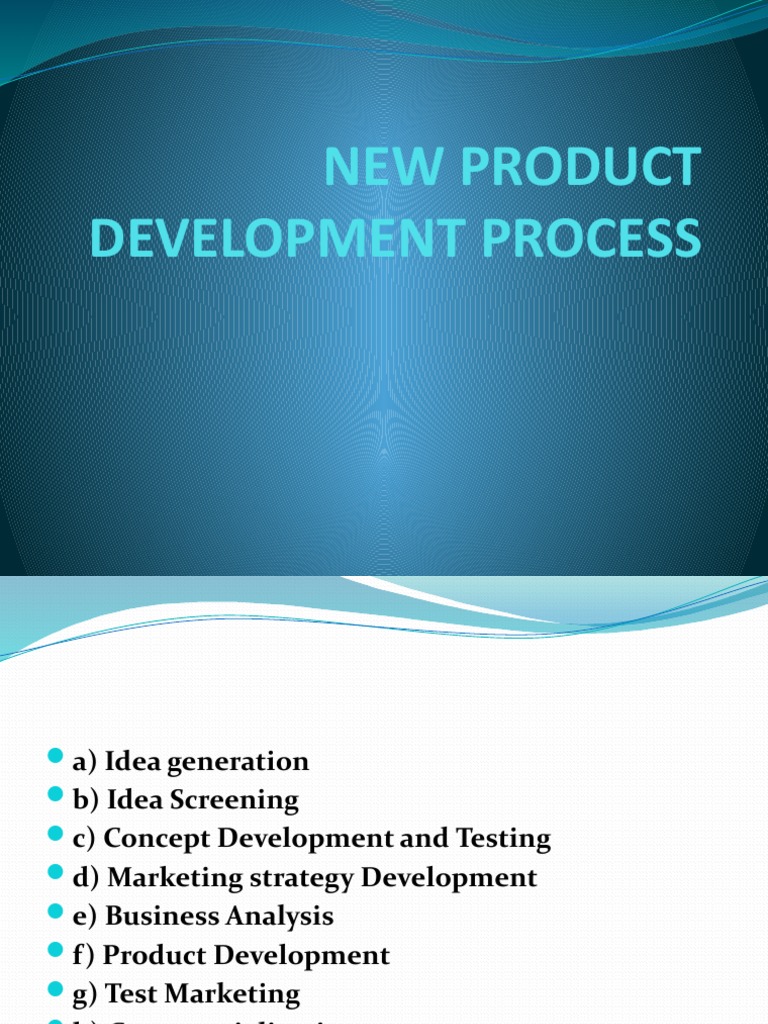New Product Development Process | PDF | Marketing | Profit (Economics)