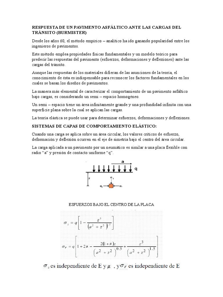 Burmister Terminado | PDF | Elasticidad (Física) | Teoría