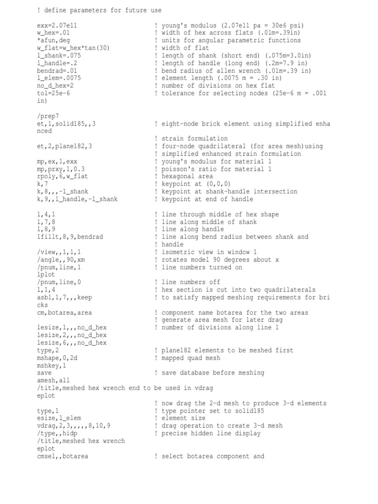 Ansys APDL | PDF | Stress (Mechanics) | Applied And Interdisciplinary ...