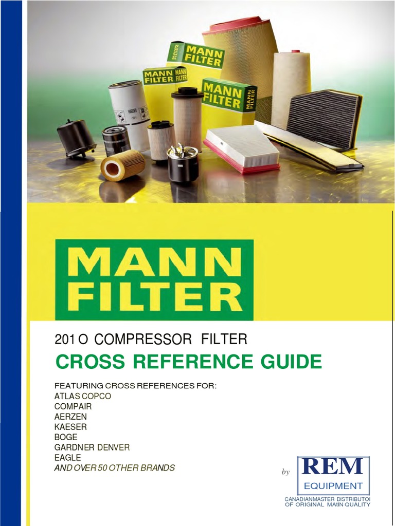 Cross Reference Guide: Compressor Filter | PDF