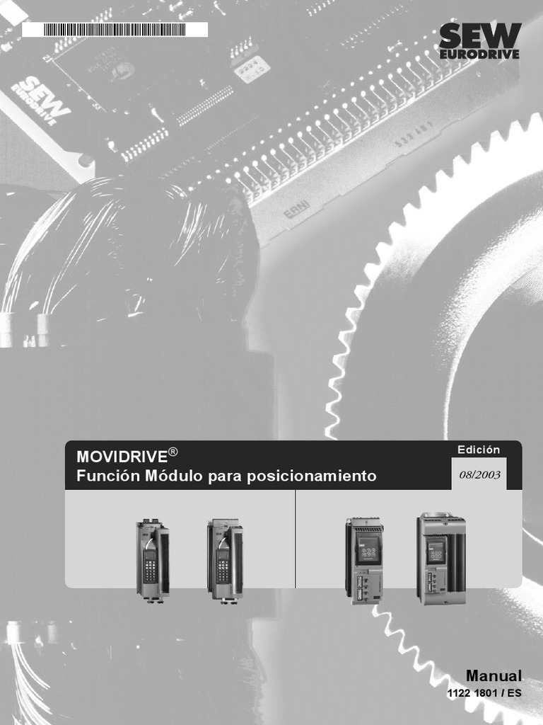 Sew Mdx61b Encoder | PDF | Transmisión (Mecánica) | Engranaje
