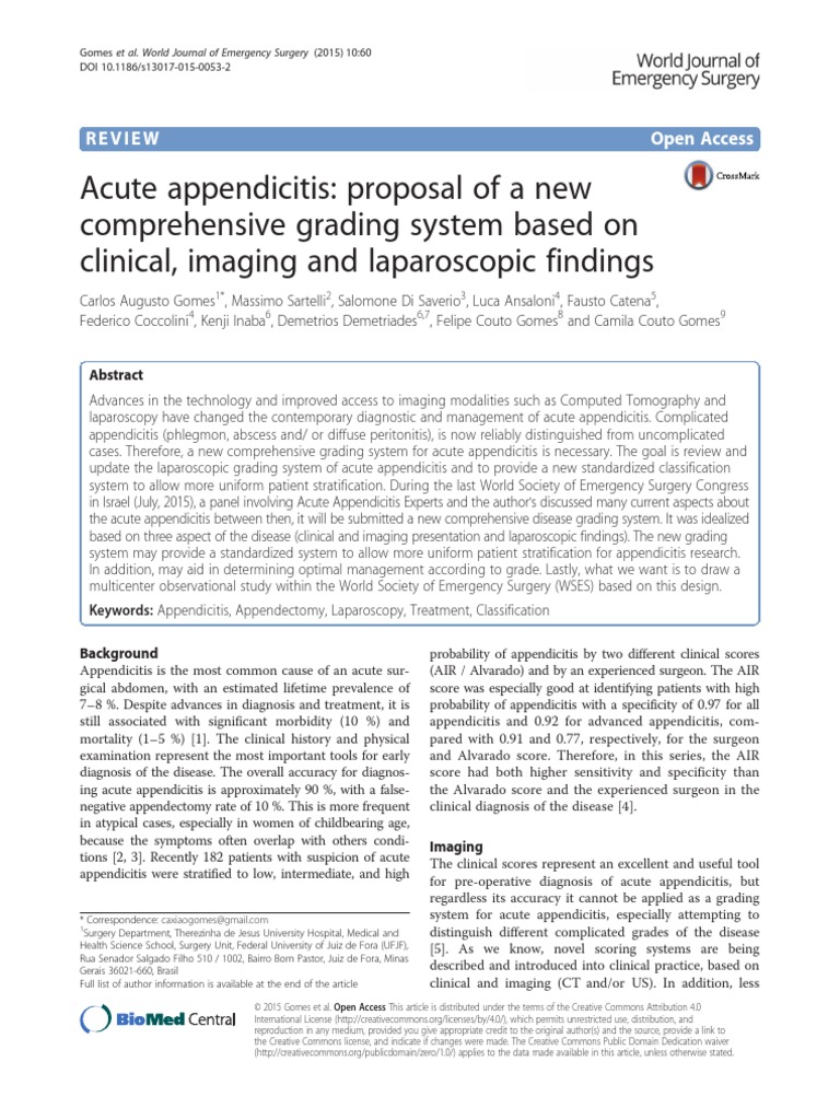 Journal of Acute Appendicitis PDF | PDF | Medical Imaging | Inflammation