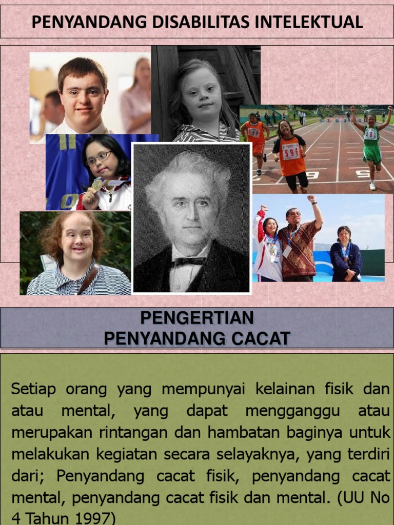 Ciri-Ciri Penyandang Disabilitas Intelektual | PDF