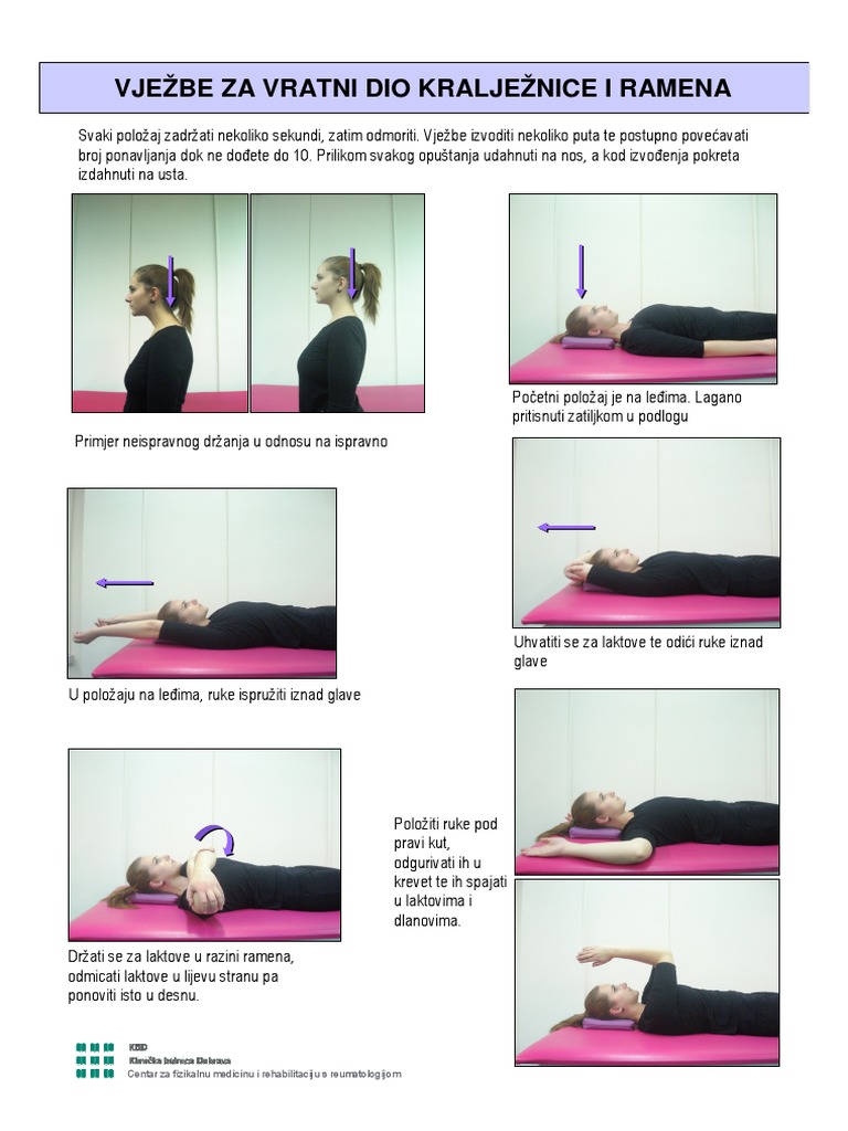 FIZ-Vjezbe Za Vratnu Kraljeznicu | PDF