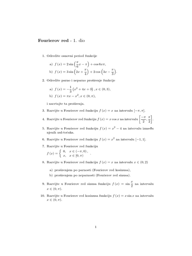 4 Fourierov Red 1 | PDF