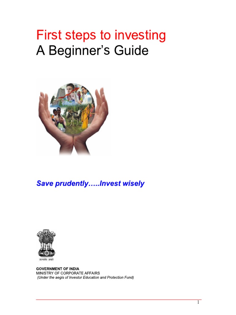 First Steps To Investing A Beginners Guide Prithvi Haldea PDF | PDF
