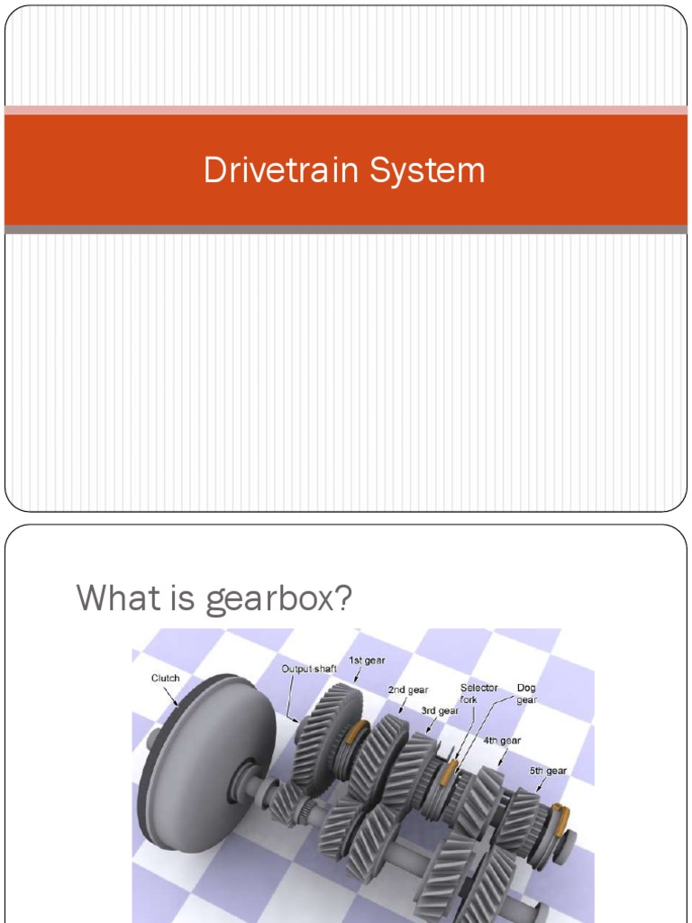 Drive Train | Transmission (Mechanics) | Four Wheel Drive