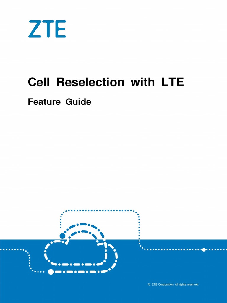 Cell Reselection With LTE Feature | PDF | High Speed Packet Access ...