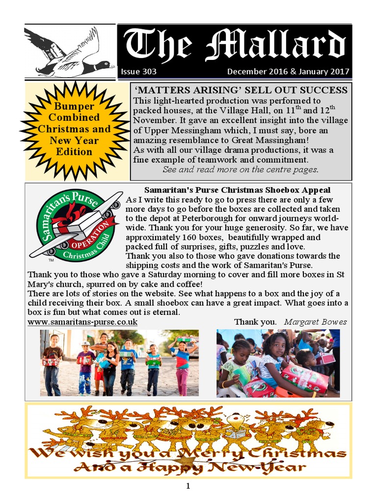 The Mallard: Bumper Combined Christmas and New Year Edition | PDF ...