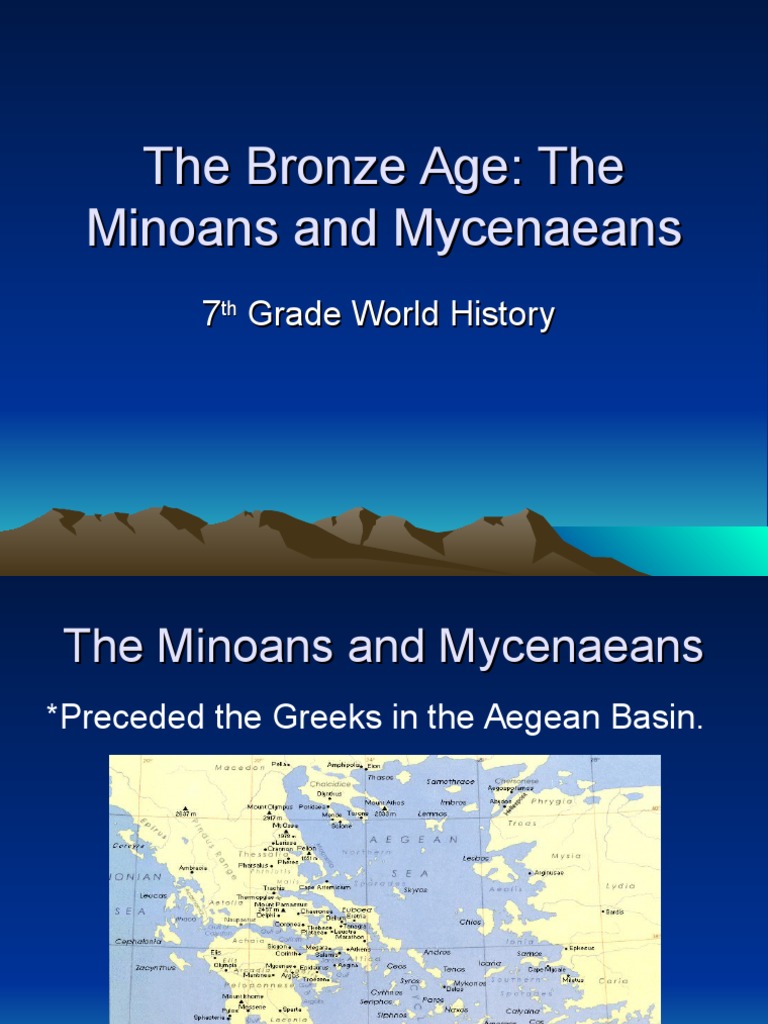 Minoans and Mycenaeans | PDF | Mycenaean Greece | 2nd Millennium Bc