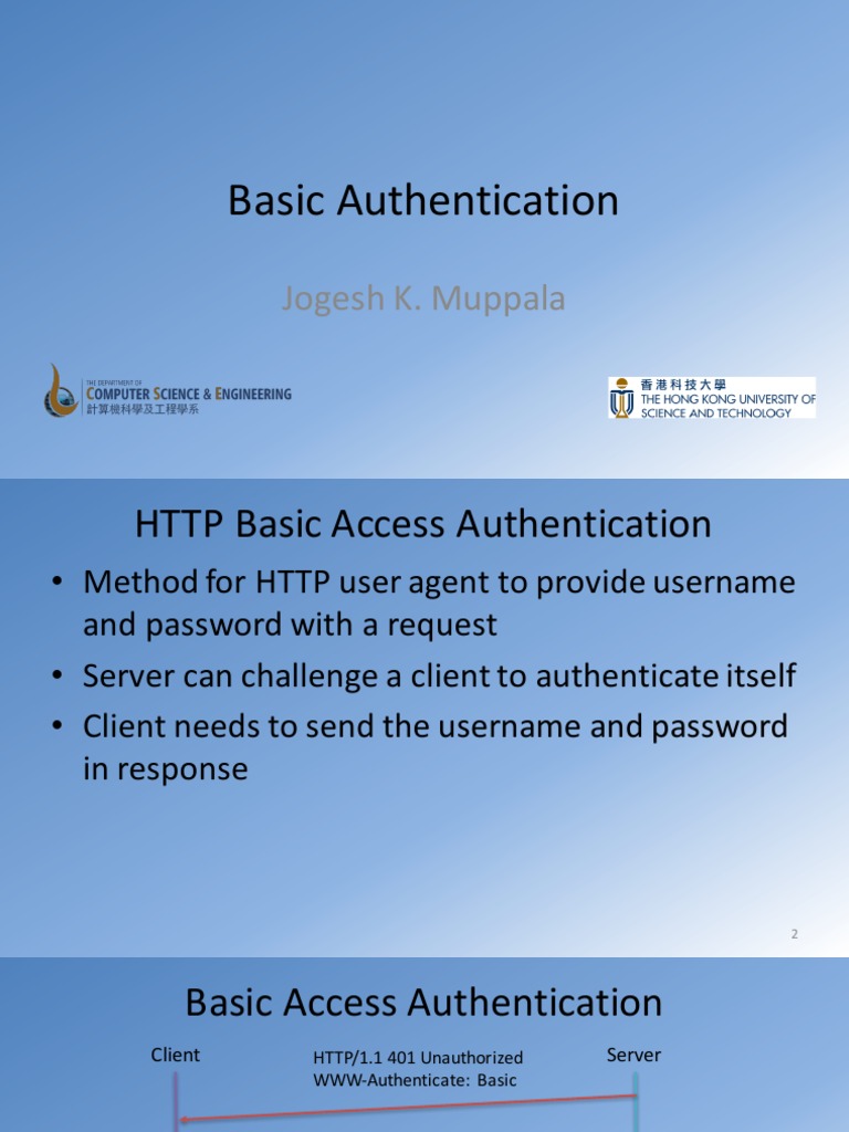 2 Basic Authentication Pdf