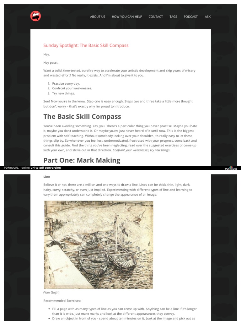 Basic Skill Components | PDF | Shape | Drawing