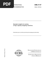 OIML R 111-1: 2004 Weights Standards | PDF | Kilogram | Weight