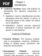 Classification of Analytical Methods | PDF | Analytical Chemistry ...