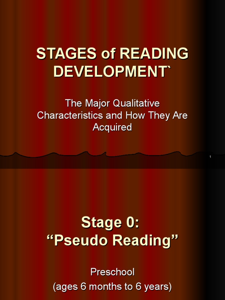 Stages of Reading Development' | PDF | Reading (Process) | Reading ...