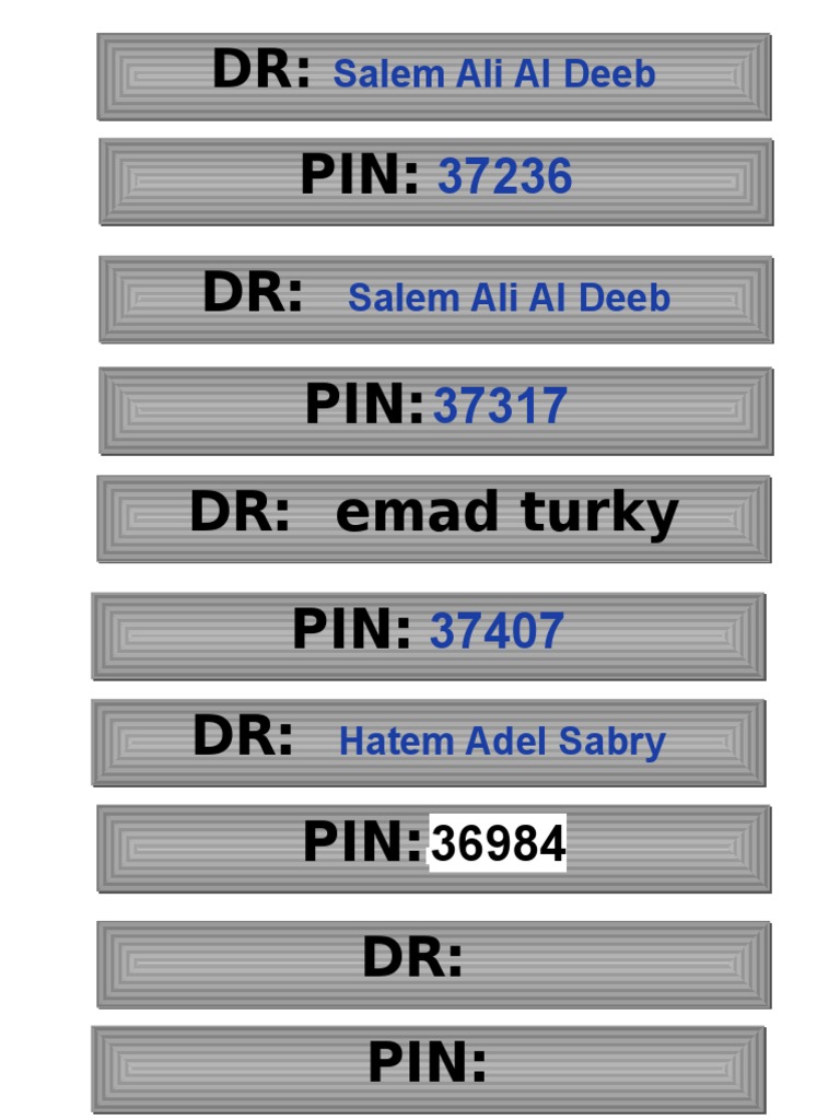 Pin: DR: Pin: DR: Emad Turky Pin: DR:: Salem Ali Al Deeb | PDF