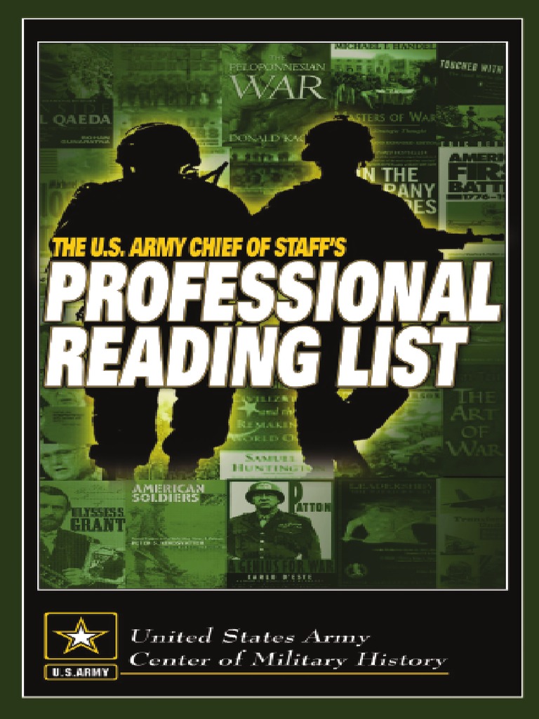 The U.S. Army Chief of Staff's Professional Reading List: Promoting ...