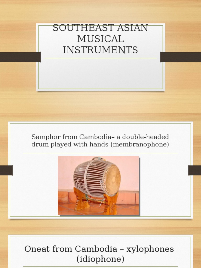 Southeast Asian Musical Instruments