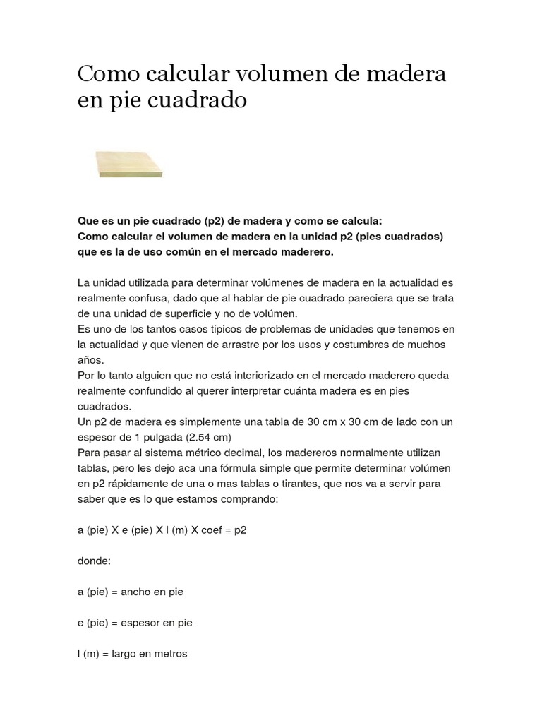 Como Calcular Pies Cuadrados