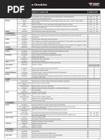 Bike Maintenance Checklist | PDF | Vehicle Technology | Machines