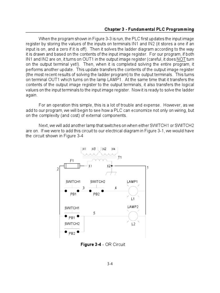 Chapter 3 - Fundamental PLC Programming: H1 H3 H2 H4 T1 | PDF ...