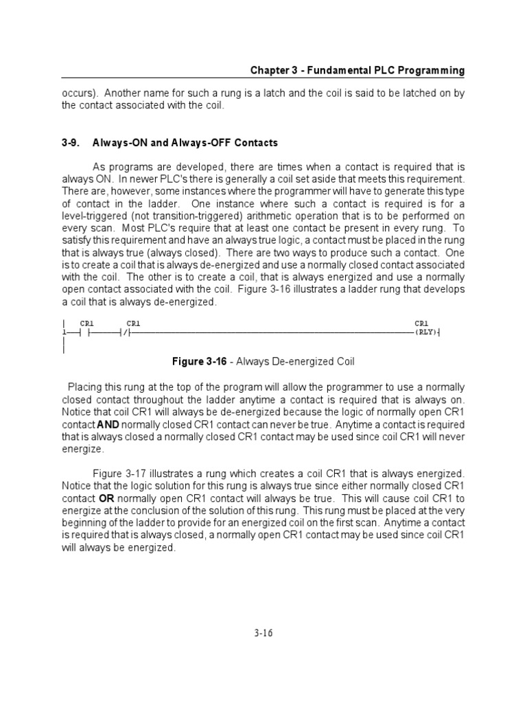 Chapter 3 - Fundamental PLC Programming | PDF | Programmable Logic Controller | Software Engineering