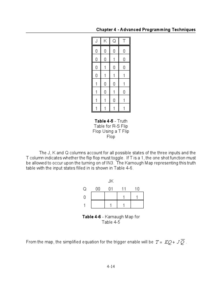 Chapter 4 - Advanced Programming Techniques: T KQJQ | PDF | Electronic ...