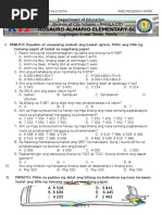 Math Quiz Bee Grade 3 | PDF