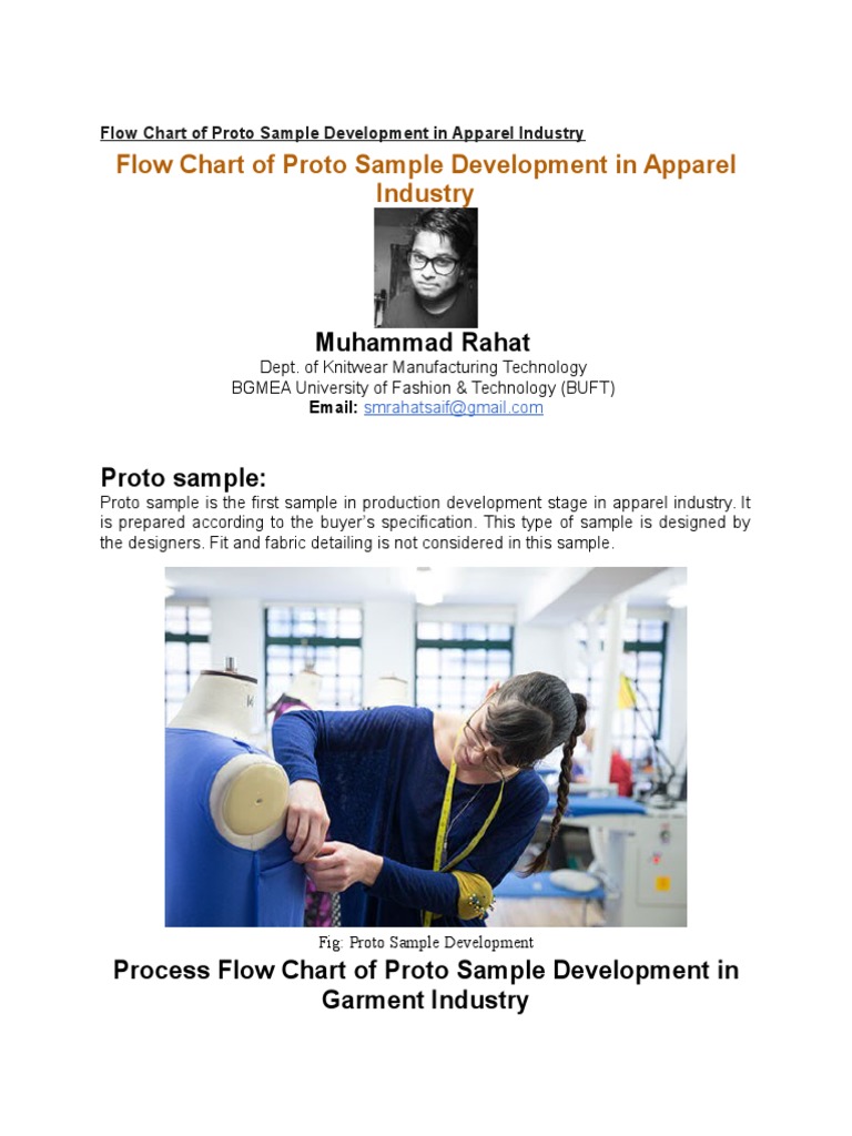Proto Sample Development Flowchart | PDF | Linens | Textiles