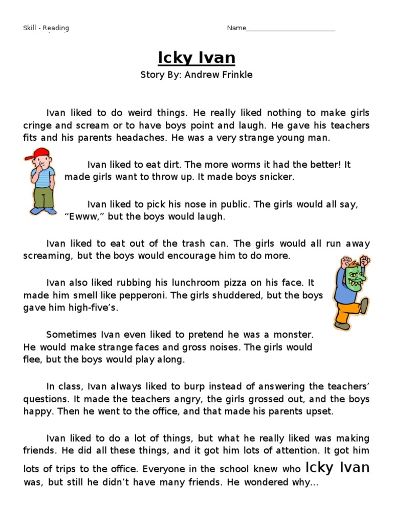 A Senior Reading Comprehension | PDF