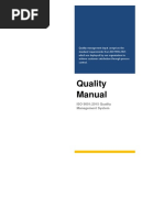 ISO 9001:2015 Quality Manual Template | PDF | Quality Management System ...