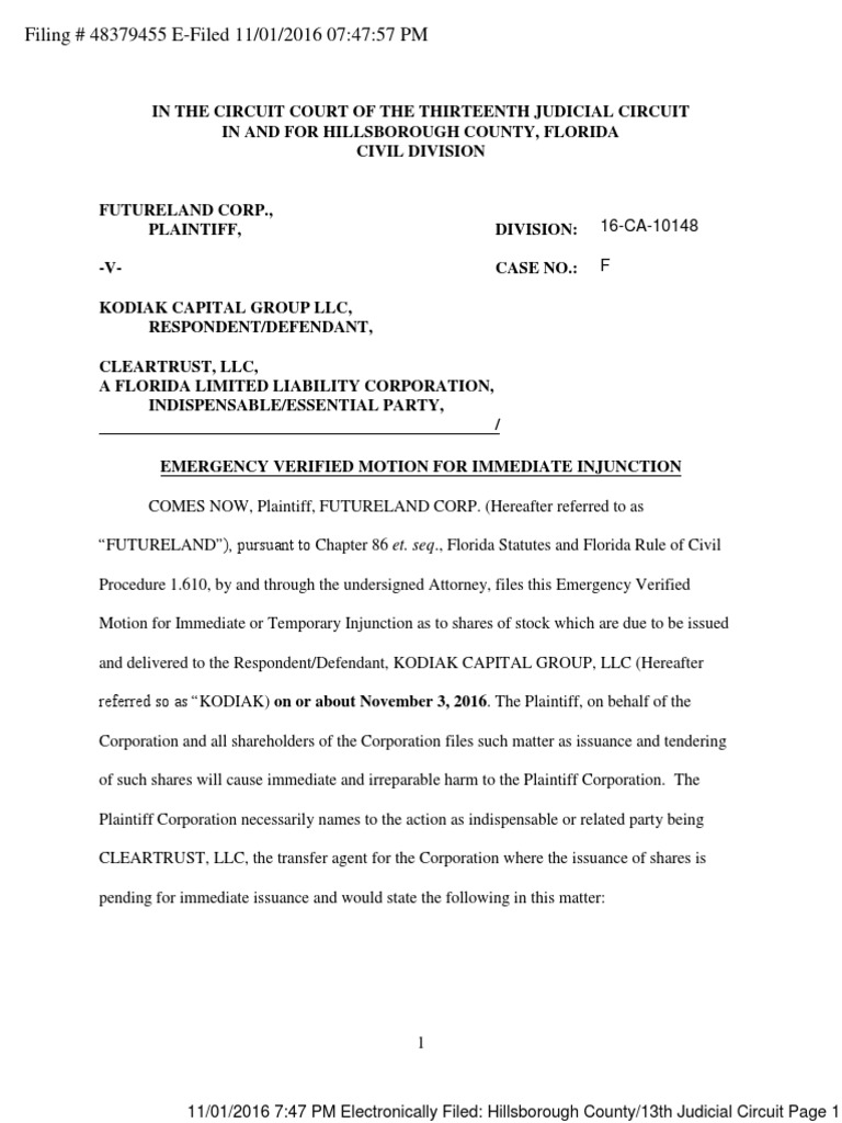 Motion for Temporary Injunction 06fdf892 7521 46dc a7e1 e5f41ba1465e ...