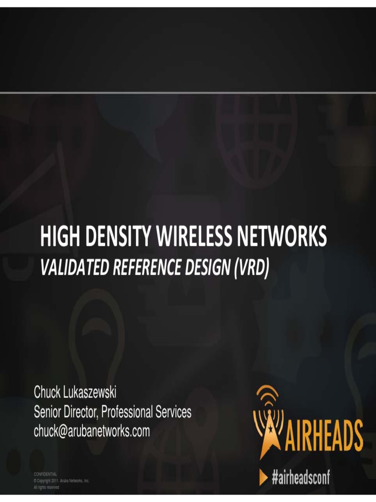 2012 AH Vegas - WLAN Design For High Density | PDF | Wireless Lan ...