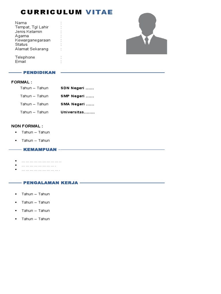 CV Kosongan | PDF | Politik | Ilmu Sosial