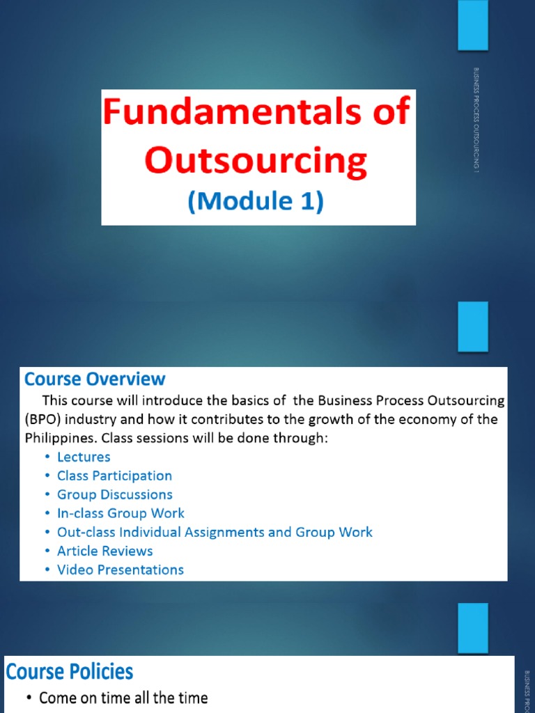 Bpo - Module 1 | PDF | Test/Examination