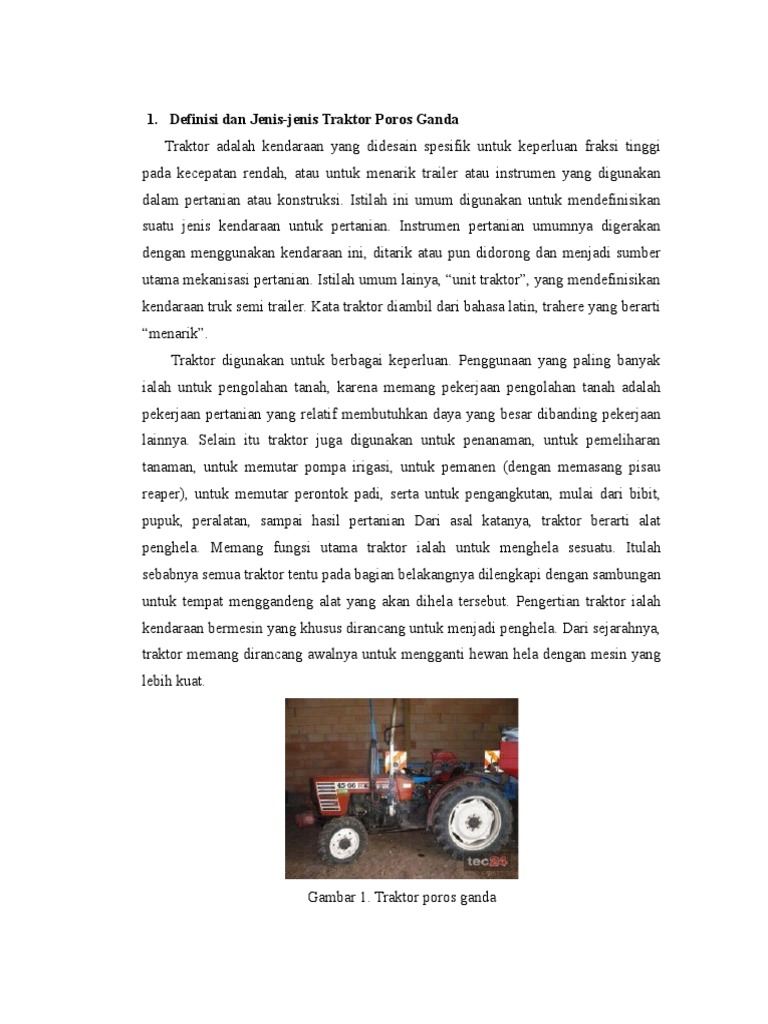 Definisi Dan Jenis Poros Ganda | PDF | Teknologi & Rekayasa