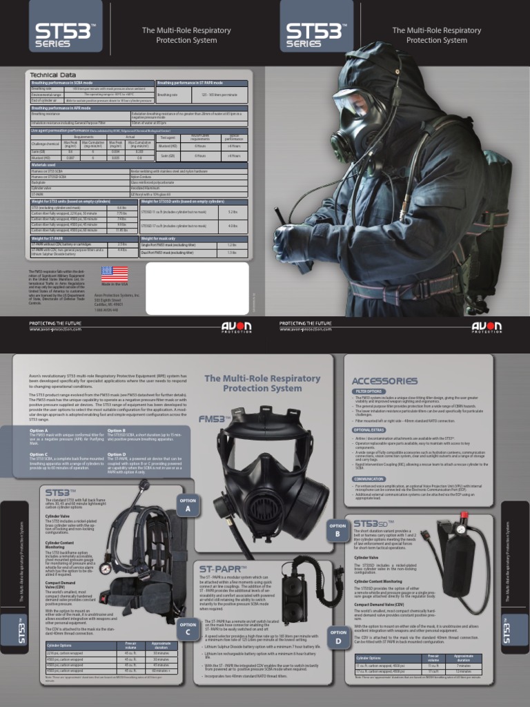 Avon St53 Data | PDF | Equipment | Chemistry